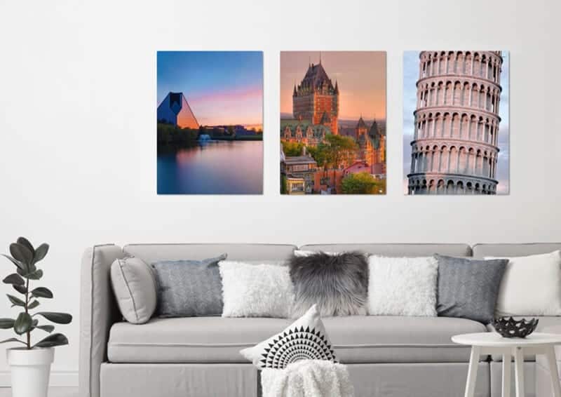 Aluminum Metal Wall Art Print Arrangements | Multi Panel Prints